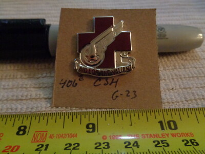 406th Combat Support Hospital G-23 Unit Crest, DI, DUI (DRAW#X5) | eBay