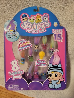 Squinkies Squinkie Doos 8 Piece Bubble Pack Series 15 VERY RARE!! NEW ...