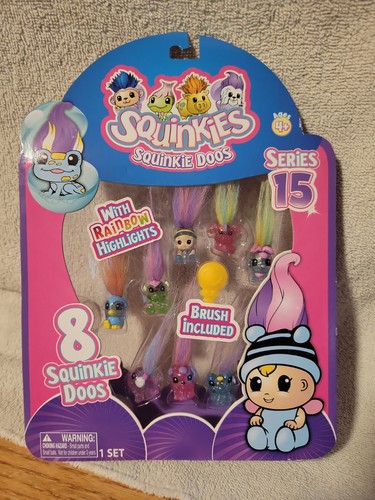 Squinkies Squinkie Doos 8 Piece Bubble Pack Series 15 VERY RARE!! NEW ...