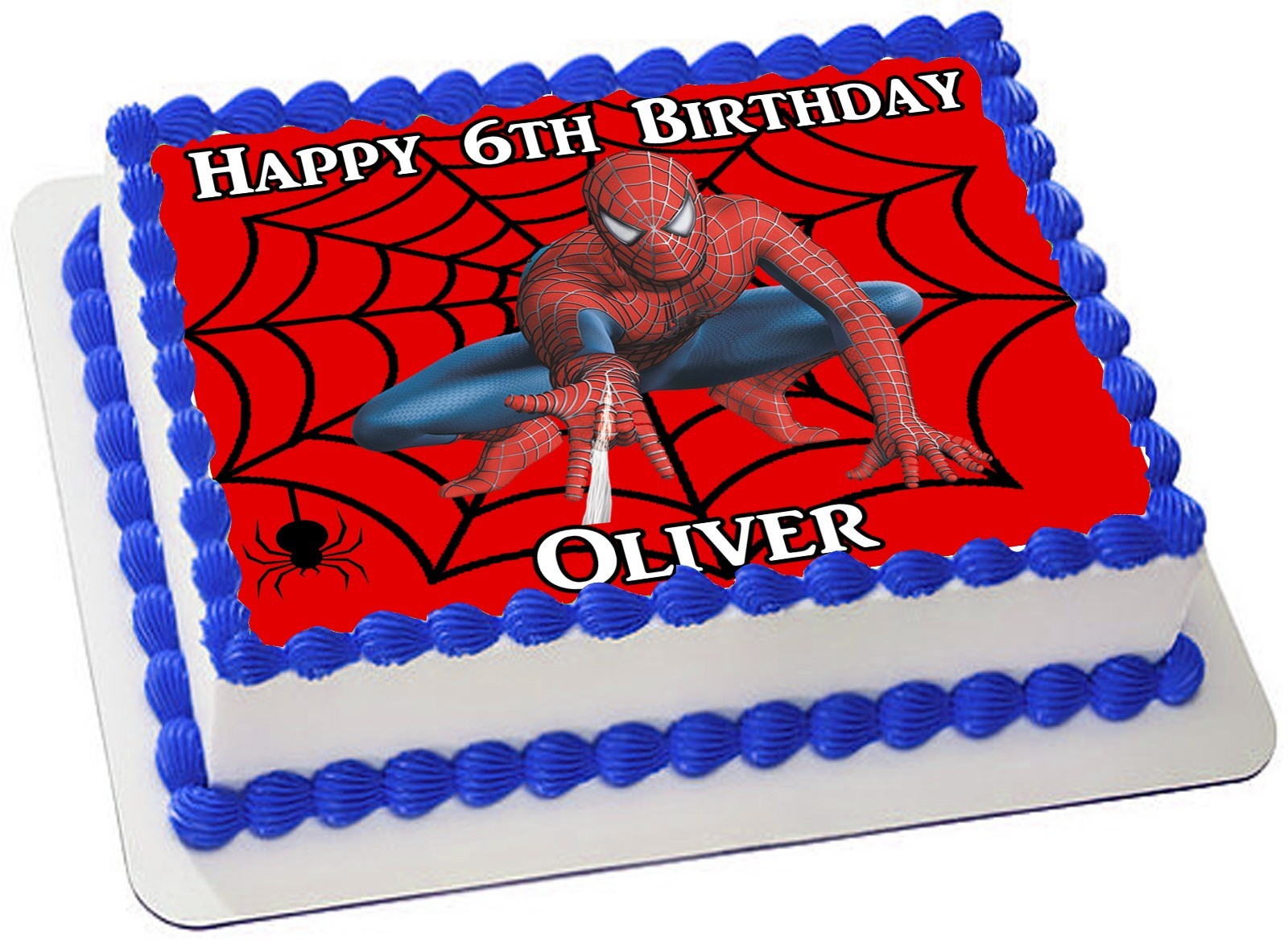 Spider Man Cake Frosting Sheets