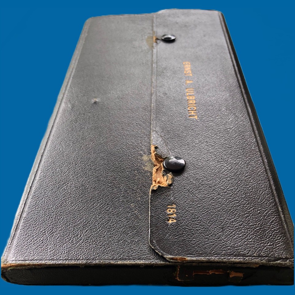 TACRO DRAFTING INSTRUMENT SET Original Black Case 1940s Germany #1814 ...