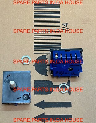 2 x Chef Premier Cooktop Hotplate Element Control Switch EUC5330W*04 ...