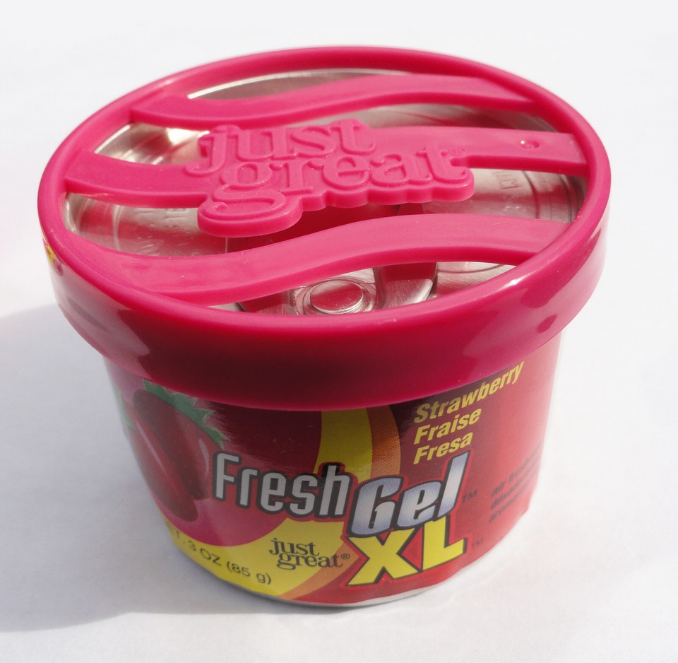 Strawberry Fresh Gel XL Scent Scented Can Air Freshener 3oz 24-Pack ...