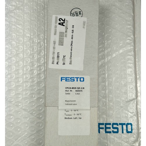 Brand New Festo CPE24-M1H-5JS-3/8 163171 solenoid valve Quality ...