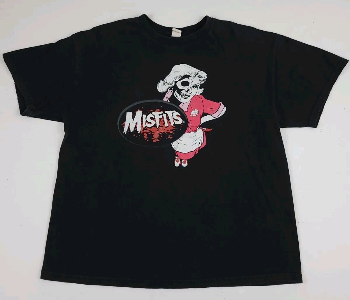 Vintage Y2k Misfits Cinder Block Marilyn Print T Shir… - Gem