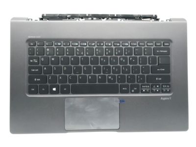 New US backlit keyboard for Acer Aspire R7-372T grey palmrest with ...