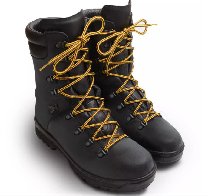 Yellow Brown Heavy Duty Replacement Round Rope Boot Shoe Laces Mens ...