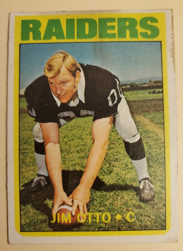 1972 Topps JIM OTTO Oakland Raiders card #86 | eBay