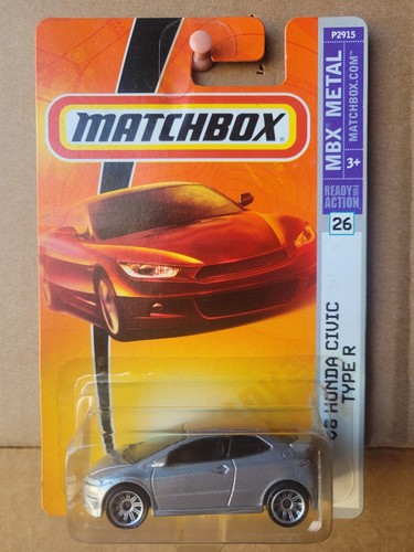 MATCHBOX - HONDA CIVIC TYPE R [SILVER] VHTF NEAR MINT CARD GOOD COMBINED POST | eBay