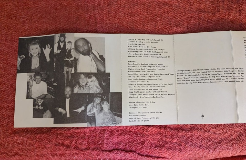 The Zoo (Mick Fleetwood) Shakin' The Cage - Cassette 1992 Warner Bros ...