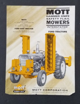 Mott Hammer Knife Flail Mowers Hydrostatic Drive Mowers For Ford ...