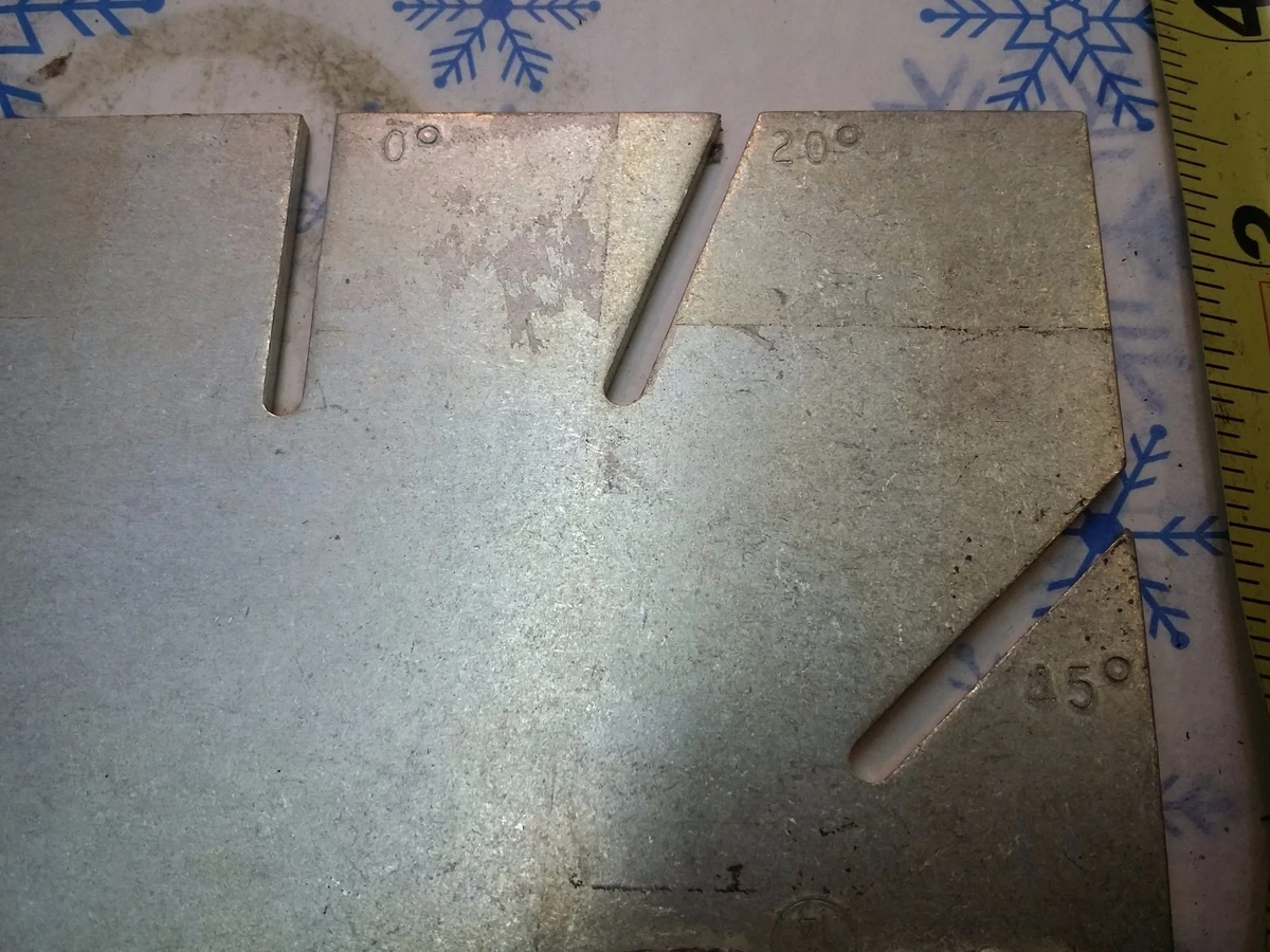 20 Degree Angle Template