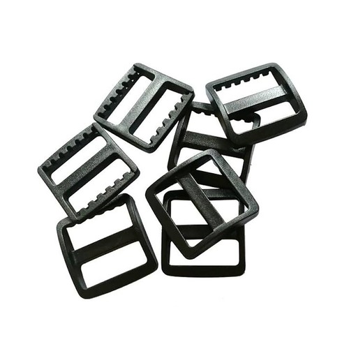 3/4 Inch Black Acetal Wide Mouth Sliplok Tri-glide Slide Duraflex | Qty ...