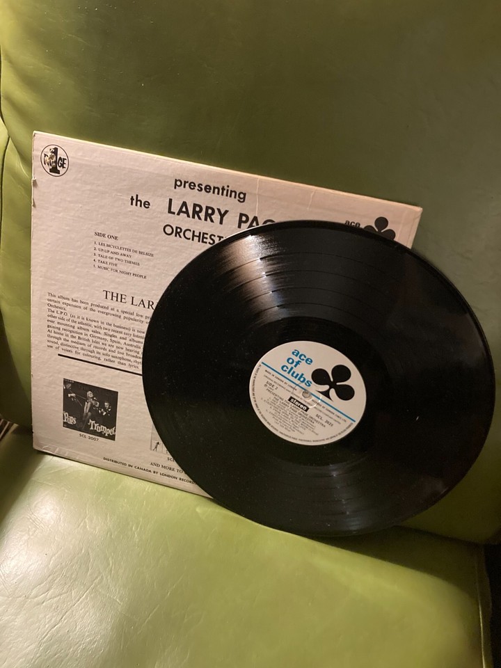 THE LARRY PAGE ORCHESTRA - Presenting The LP Vinyl 1969 Rare Cheesecake ...