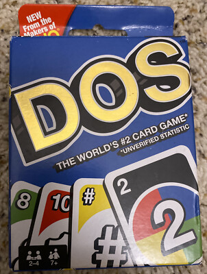 DOS CARD GAME FROM THE MAKERS OF UNO MATTEL complete / very good | eBay