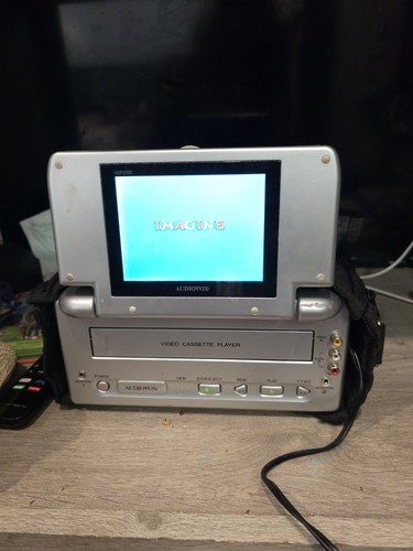 Audiovox VBP2000 Portable 5\" LCD Monitor VHS Video Cassette Tape Player...