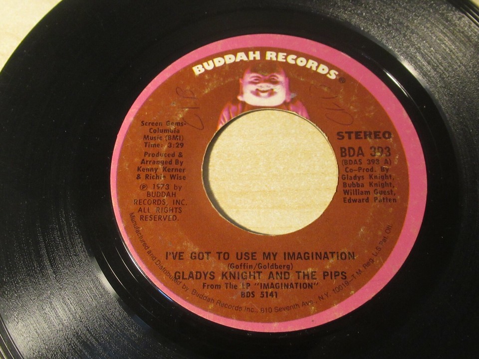 GLADYS KNIGHT AND THE PIPS I'VE GOT TO USE MY 45 RPM BUDDAH BDA 293 ...