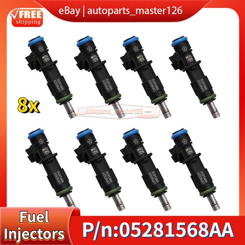 8x Fuel Injectors For DODGE CHALLENGER CHARGER DURANGO 5.7L V8 ...
