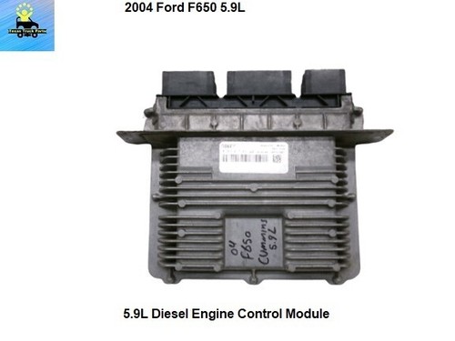 S66FF 2004 Ford F650 Cummins 5.9L Diesel Engine Control Module OEM ...