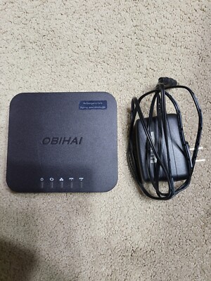 Obi202 2 Port VoIP Phone Adapter w/ 2 RJ-11 POTS connections w/ Google ...