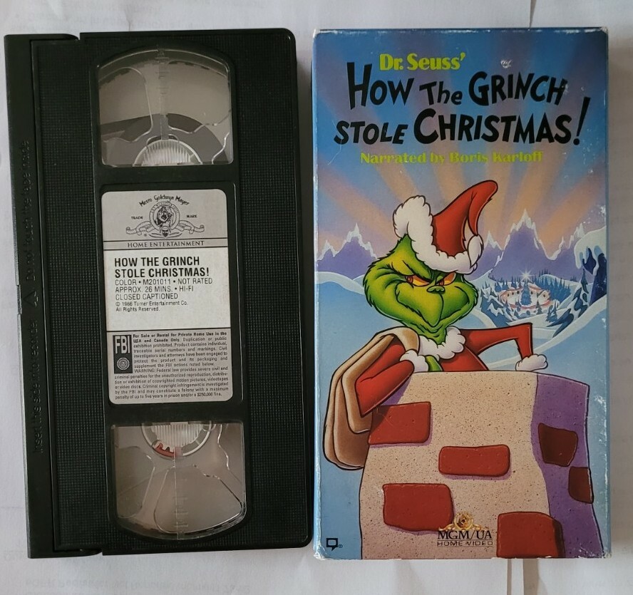 How The Grinch Stole Christmas Vhs Ebay