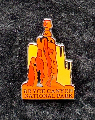 Vintage Bryce Canyon Nat'l Park Colored Hoodoos Rocks Enamel Souvenir ...