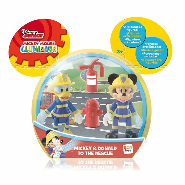 Mickey and Donald to The Rescue Fire Emergency Figures Mouse Clubhouse ...