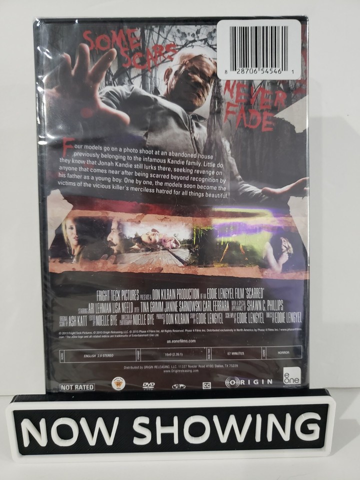 SCARRED DVD! UNRATED HORROR! BUY3GET3FREE! CLICK SELLERS OTHER ITEMS TO ...