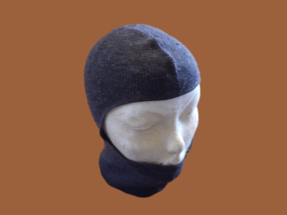 SWISS MILITARY ARMY COLD WEATHER FACE MASK 100% WOOL GREY BALACLAVA ...