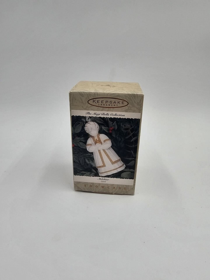 Hallmark Keepsake Ornament 1996 Melchior Gold The Magi Bells Collection ...