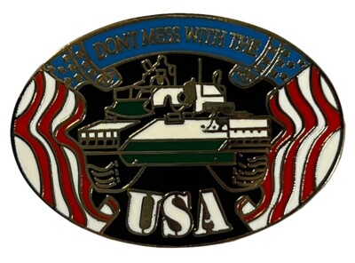 Pack of 50 Don't Mess With The USA Tank Motorcycle Hat Cap Lapel Pin M ...