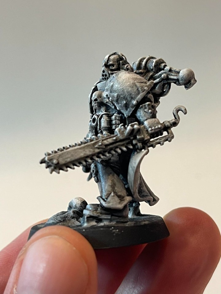 Chaos Space Marine true scale conversion 40k model bits | eBay