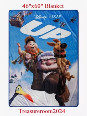 Disney Pixar Up Throw Blanket 46" x 60" LICENSED! Northwest, NEW! | eBay