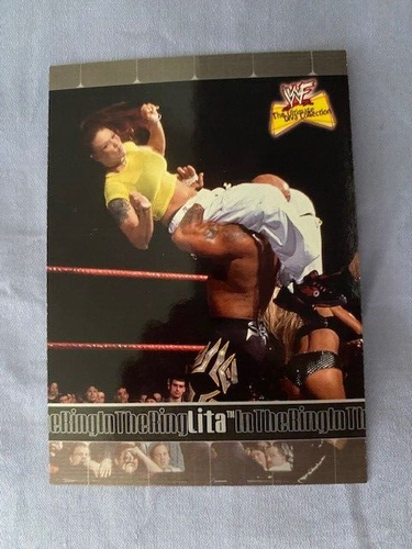 WWE/WWF FLEER ULTIMATE DIVAS 2001 "LITA" WRESTLING TRADING CARD - V/G ...