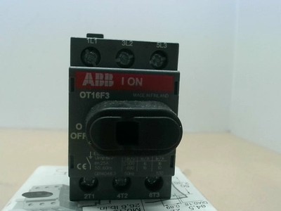 ABB OT16F3 Disconnector Switch 3 Pole 600 VAC 20 Amp - New In Box | eBay