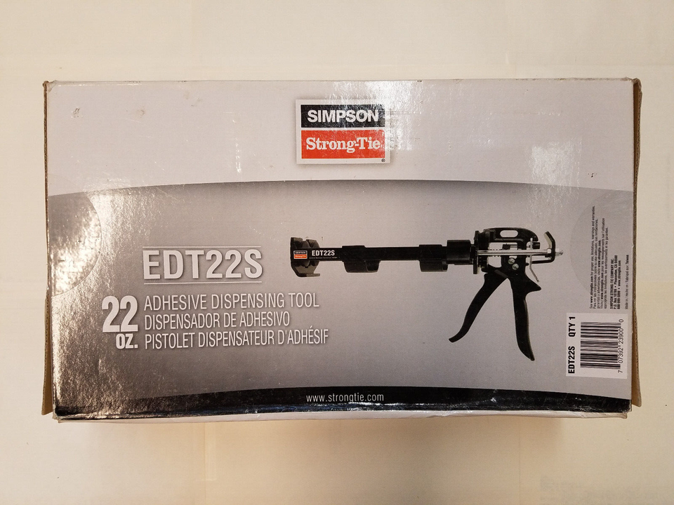 Simpson EDT22S Steel Dispensing Tool for 22 oz. Adhesive Cartridges ...