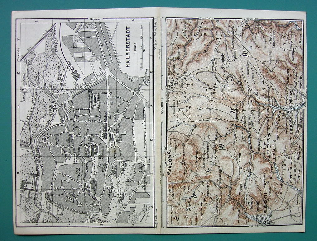 Halberstadt Germany Map