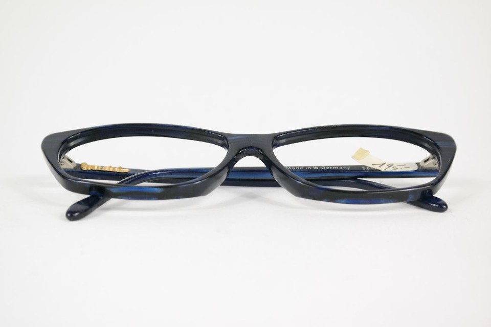 Vintage Brendel 4014 58[]14 140 Blue Oval Glasses Eyeglass Frame NOS | eBay