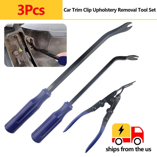 3PCS Auto Trim Clip Remover Tool Removal Pliers Fastener Door Panel ...