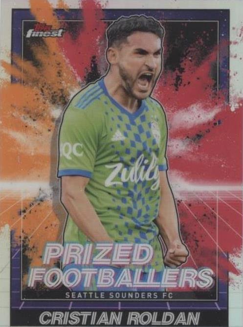 2022 Topps Finest MLS - Prized Footballers Cristian Roldan #PFF-8 ...