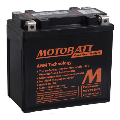 Motobatt Heavy Duty AGM Battery for Suzuki DL1000 V STROM, ABS 2001 ...