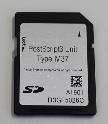 POSTSCRIPT3 418407 UNIT TYPE M37 PER RICOH IM C2000 IM C2500 IM C3000 IM C3500 | eBay