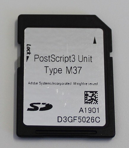 POSTSCRIPT3 418407 UNIT TYPE M37 PER RICOH IM C2000 IM C2500 IM C3000 ...