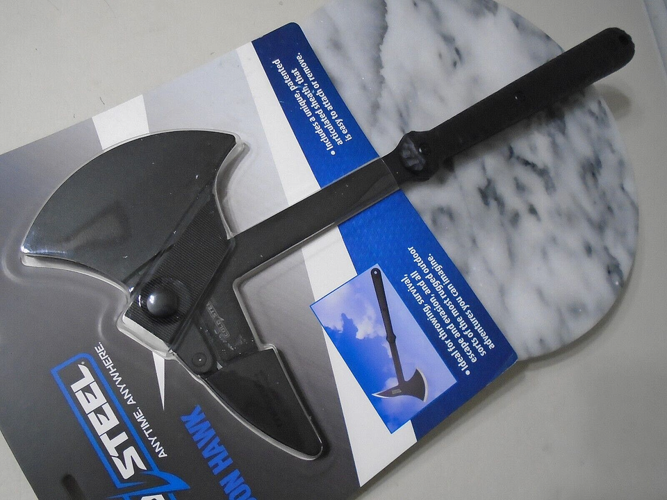 Cold Steel Recon Hawk Axe Spike Knife Ax 5mm Full Tang 65Mn #80TPA3 17 ...