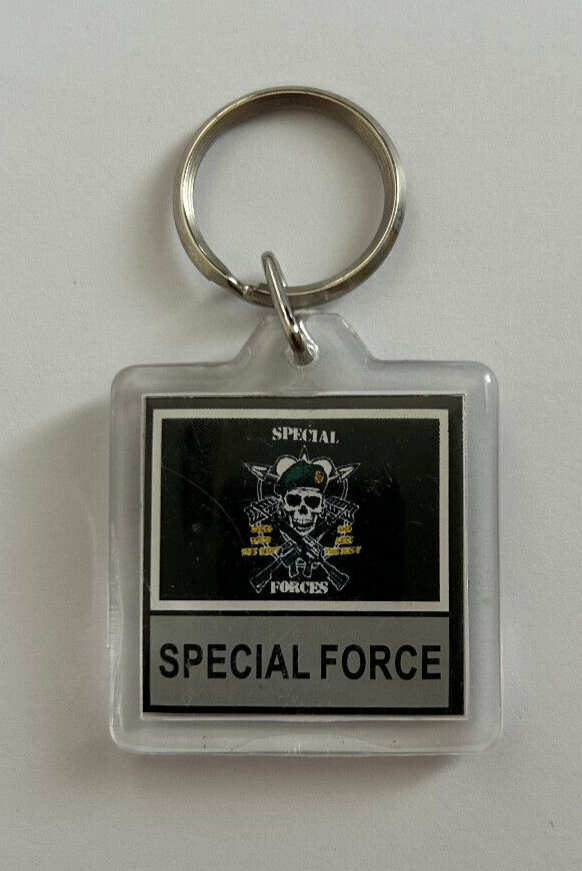 U.S. Special Force Flag Military Key Chain 2 Sided 1 1/2" Plastic Key ...