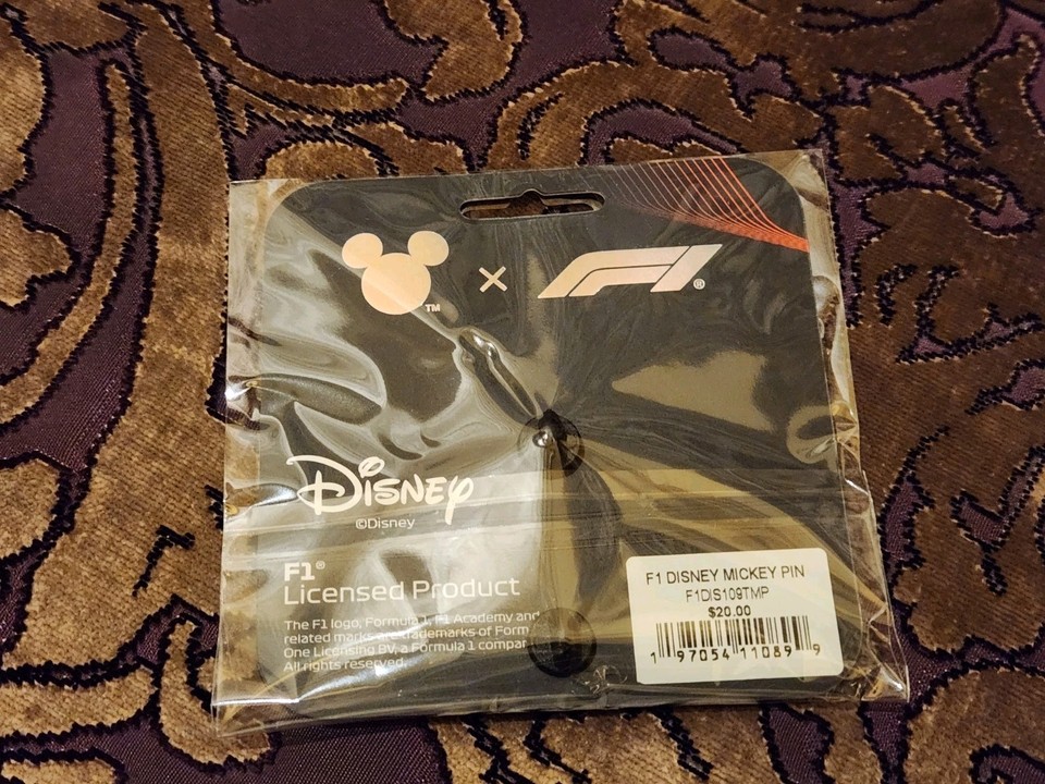 Disney X F1 2025 Las Vegas Grand Prix Exclusive Mickey Mouse Pin NEW ...