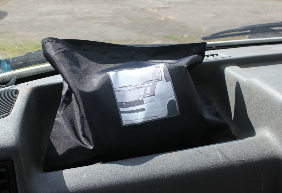 VW T4 Camper Van Front Window Screen Cover Wrap Black Out Blind Eyes ...