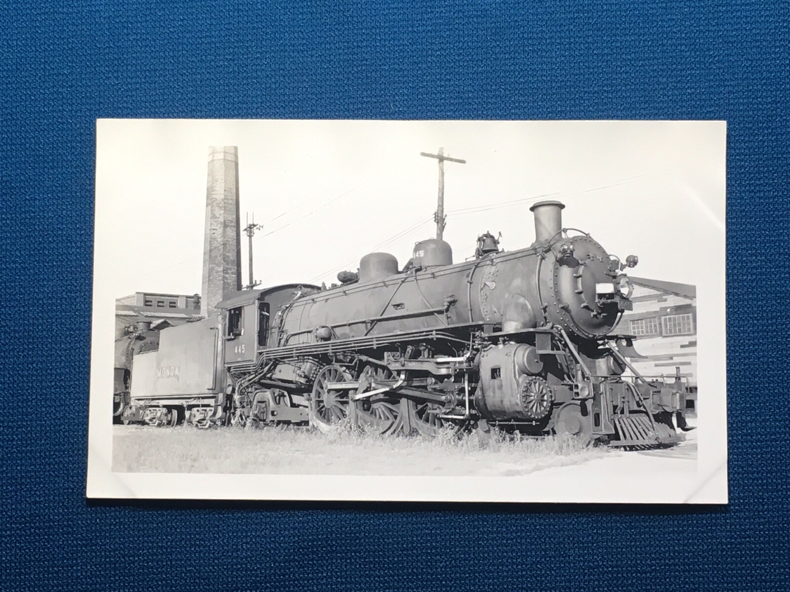 Monon Railroad Engine Locomotive No. 445 Antique Photo | eBay
