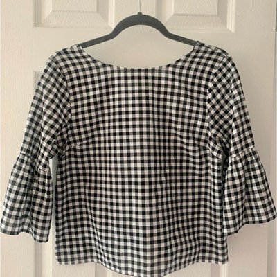Universal Threads Women’s Cotton Gingham blouse small | eBay