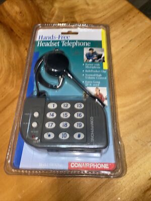 Conair Phone Hands-Free Headset Telephone (SW8260) w/ Volume Control ...